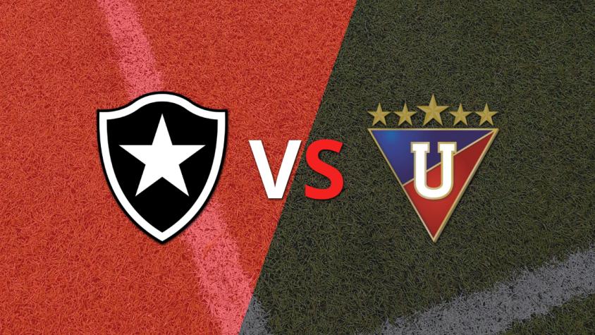 Arranca el segundo tiempo del empate entre Botafogo y Liga de Quito Arranca el segundo tiempo del empate entre Botafogo y Liga de Quito